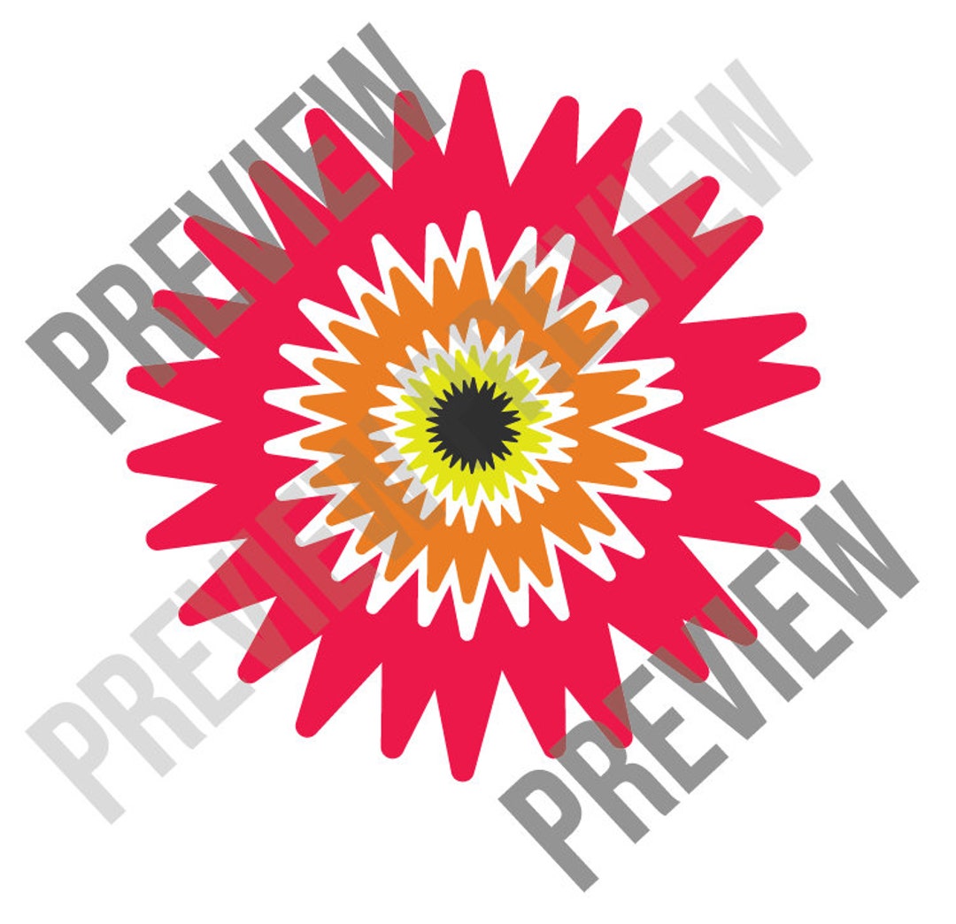 Custom Flower Embroidery Design for Brother Machines 4x4 Hoop .pes File ...