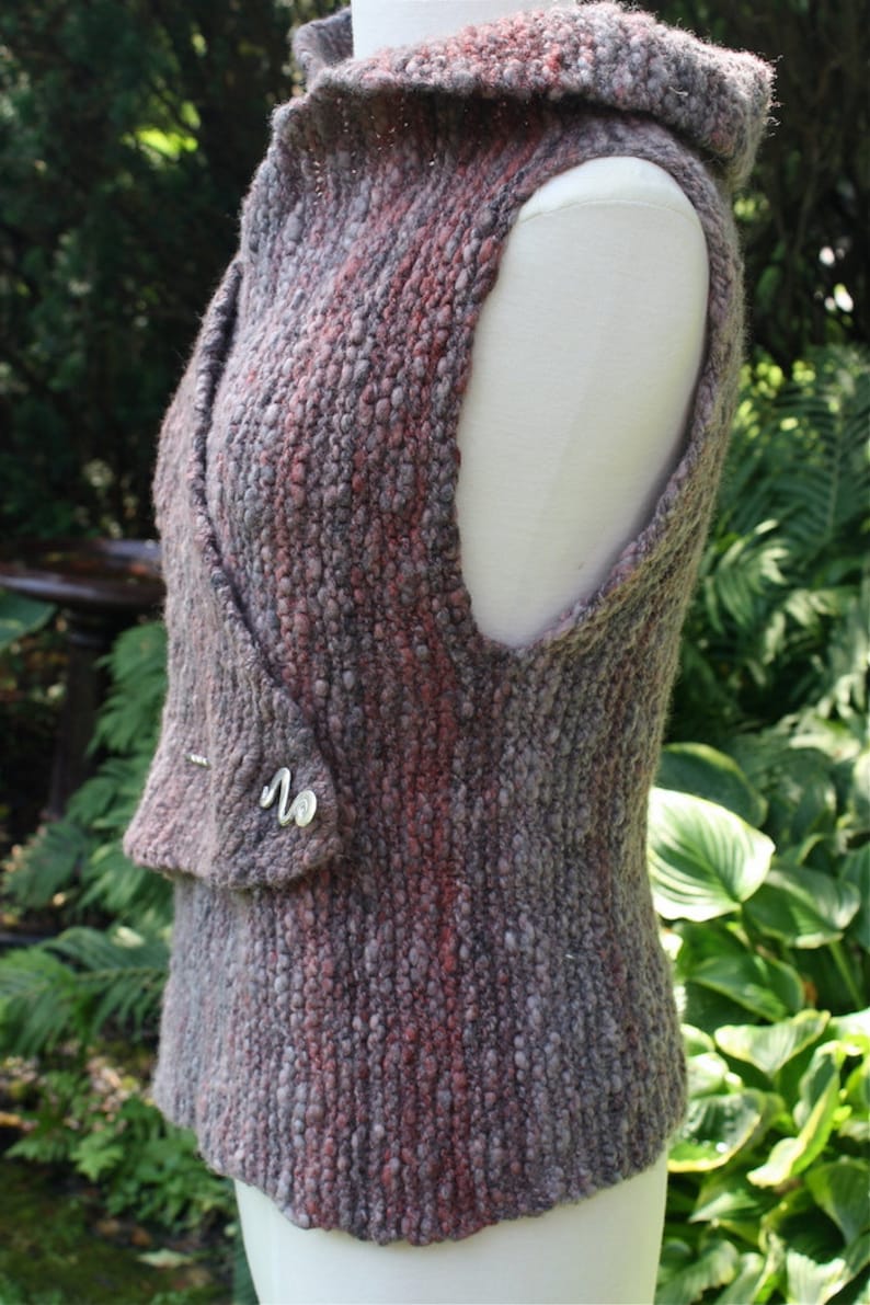 PATTERN for One-piece Asymmetrical Vest in Bulky Yarn - Etsy