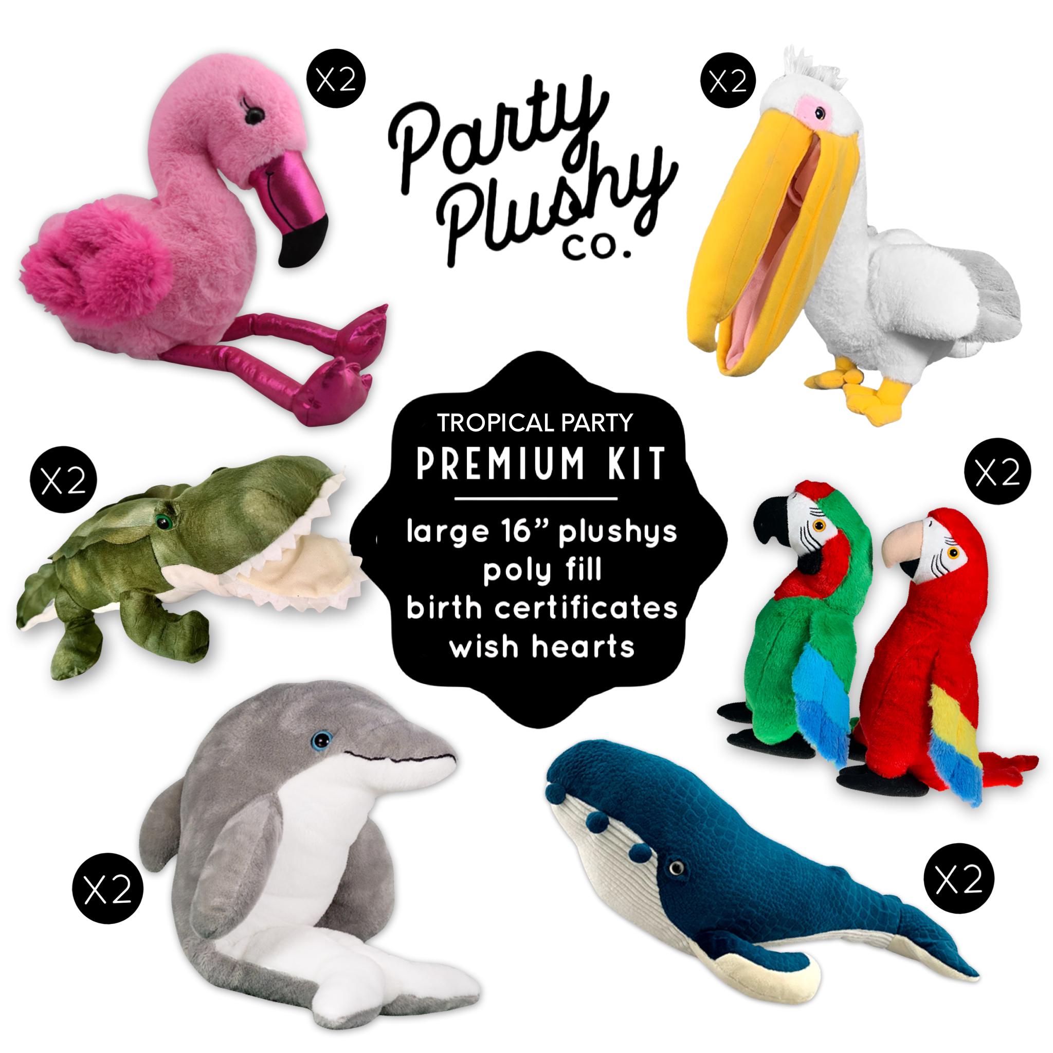 Build-an-animal Party Kit, 12 Unstuffed Animals,build Stuffy Kit,no Sew ...