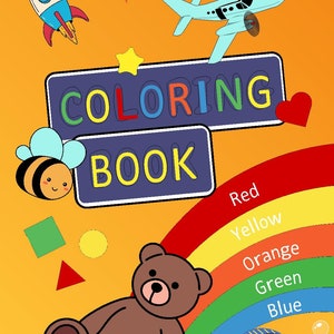 MY 1ST COLORING BOOK - Etsy