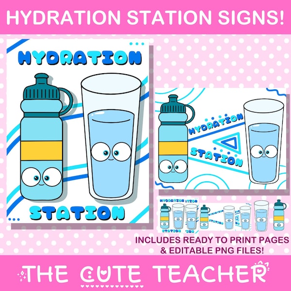 Hydration Posters - Etsy