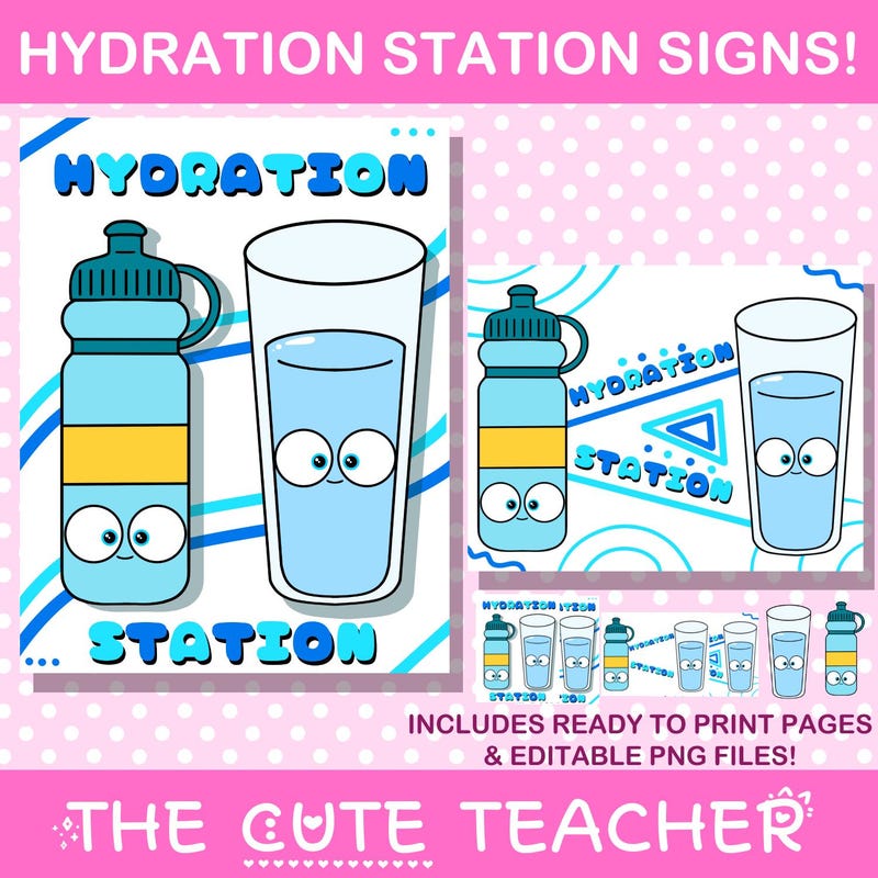 Hydration Posters - Etsy