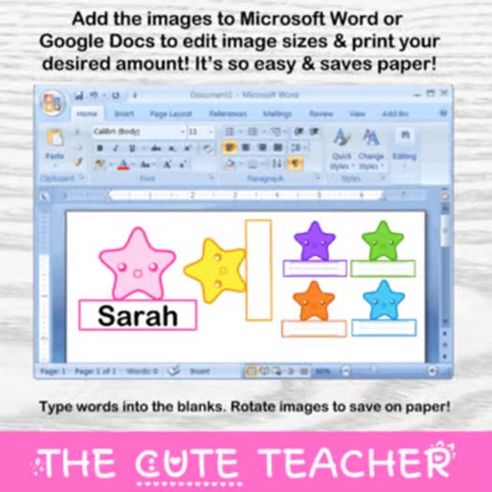 Star Name Tags Im a Star Preschool & Kindergarten Bulletin Board and ...