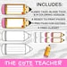 Pencil Name Tags - Classroom Printable Cubby Display and Back to School ...