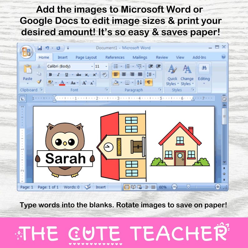 Attendance Chart - Who’s Here Today - Editable Owl Preschool ...