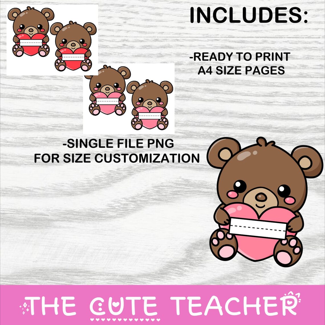 Valentine’s Day Candy Hearts Name Tags - Editable Holiday Sweets Labels ...