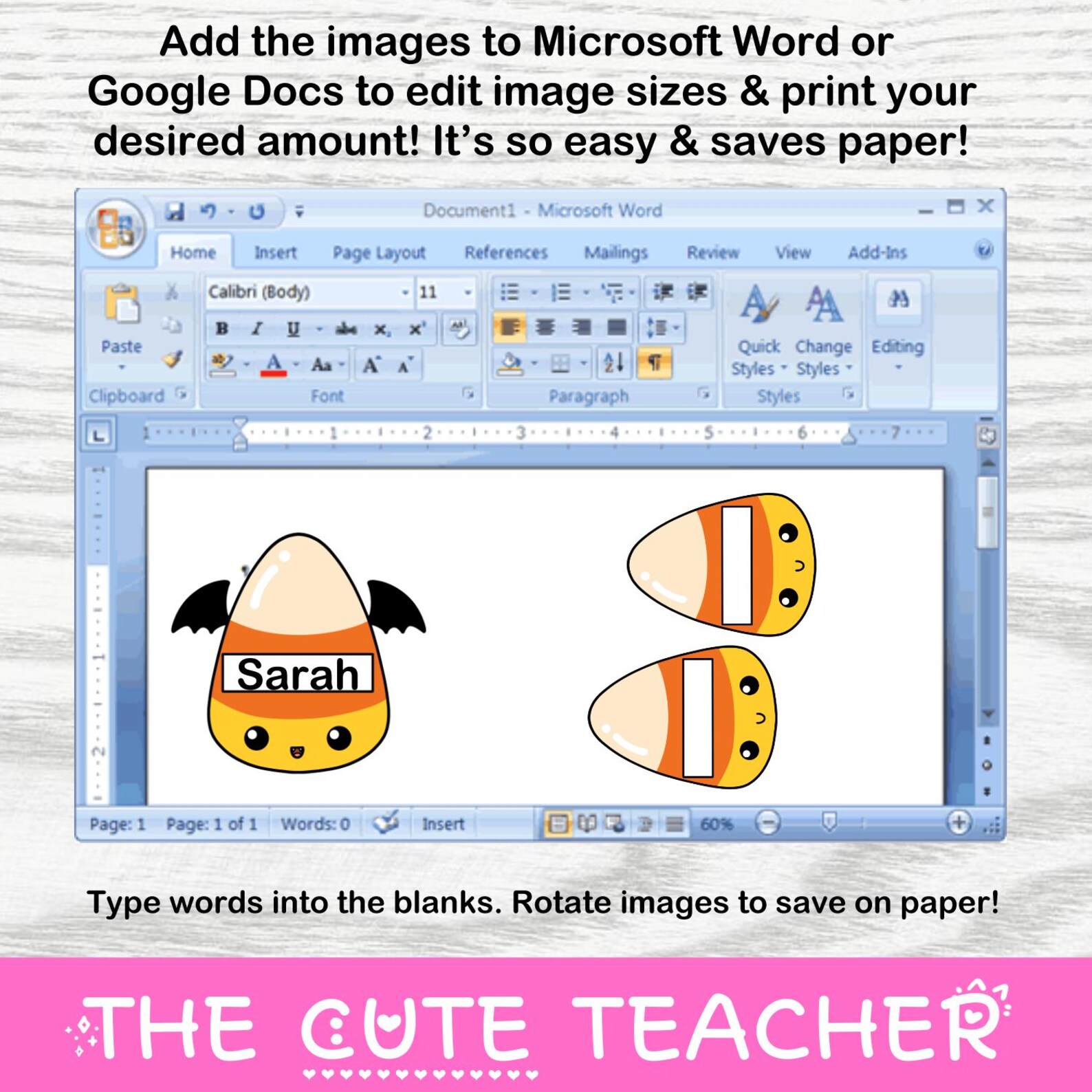 Candy Corn Name Tags - Editable Halloween Cubby Labels, Door Display ...