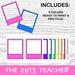 Editable Polaroid Name Tags: Classroom Photo Inserts (printable PNG) - Etsy