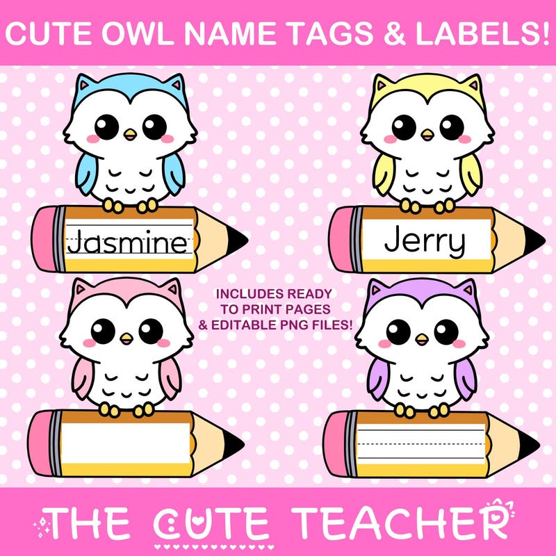 Fall Themed Cubby Tags - Etsy