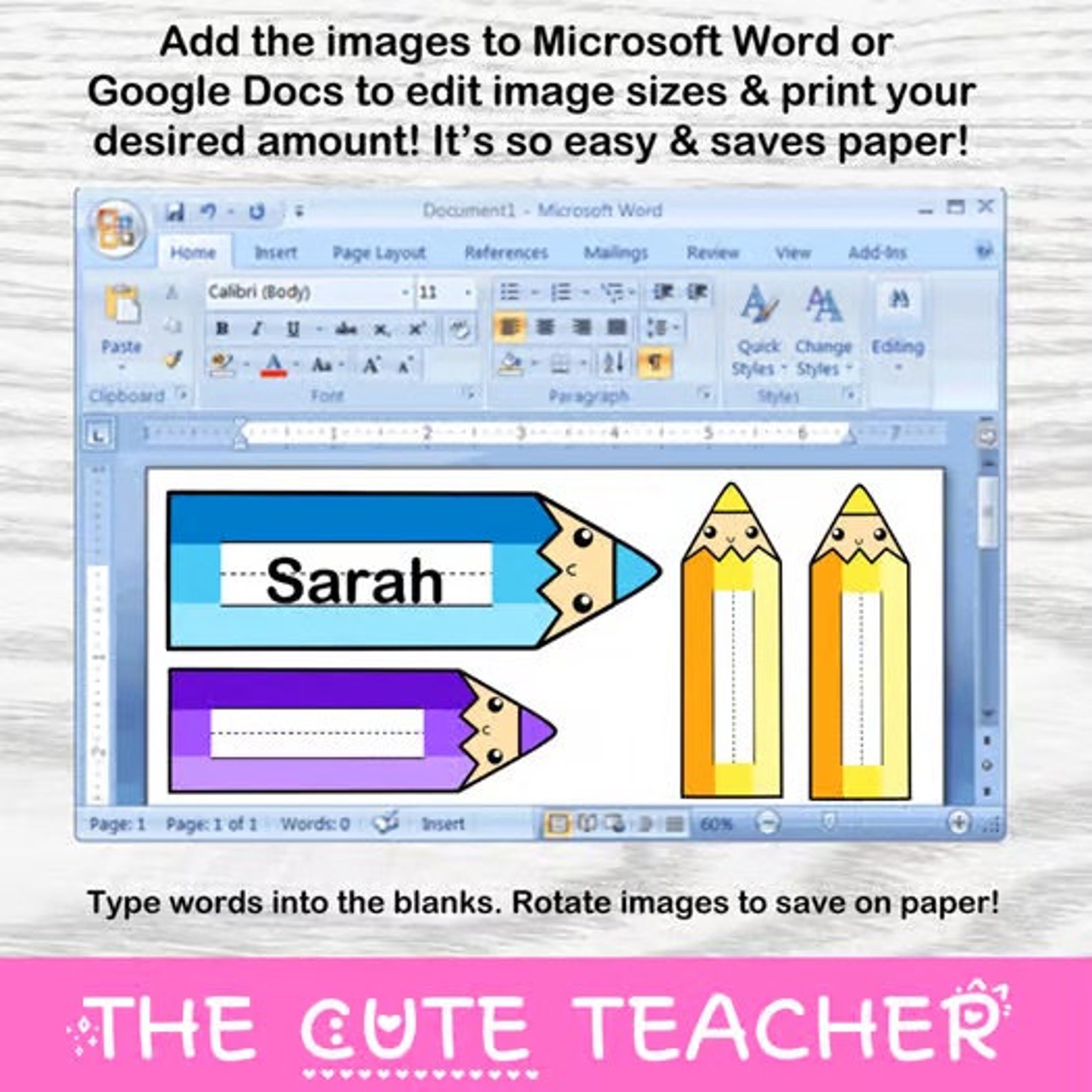 Color Pencil Classroom Name Tags - We’re A Colorful Class - Printable ...