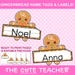 Gingerbread Boy and Girl Cubby Name Tags Editable Gingerbread Student ...