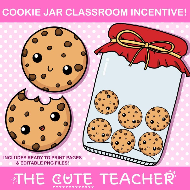 Cookie Jar Classroom Incentive - Positive Behavior Student Reward ...