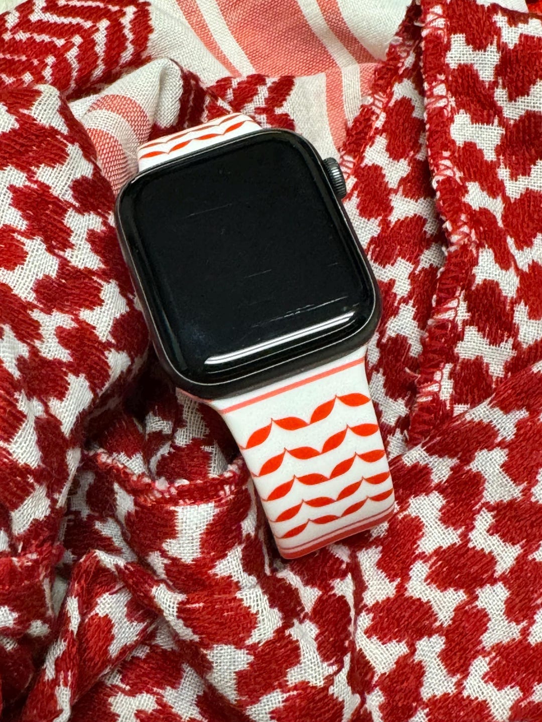 Palestine Jordan Shemagh Design Apple Band Watch Keffiyeh Style 42MM ...