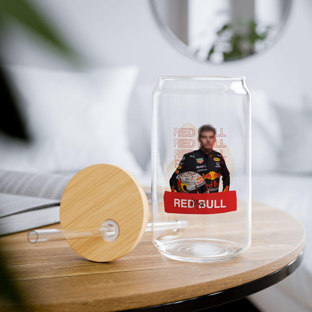 Custom Red Bull Driver Formula 1, F1 Sipper Glass, 16oz - Etsy