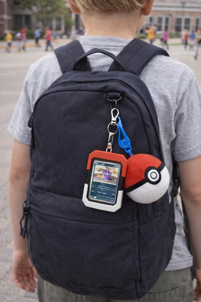 Pokemon Trading Card Display Case – Wearable Card Holder for Lanyards ...
