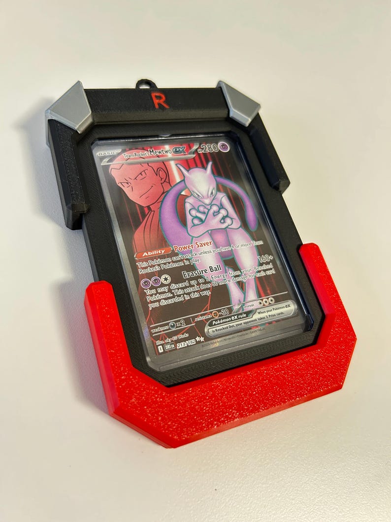 Pokemon Trading Card Display Case – Wearable Card Holder for Lanyards ...