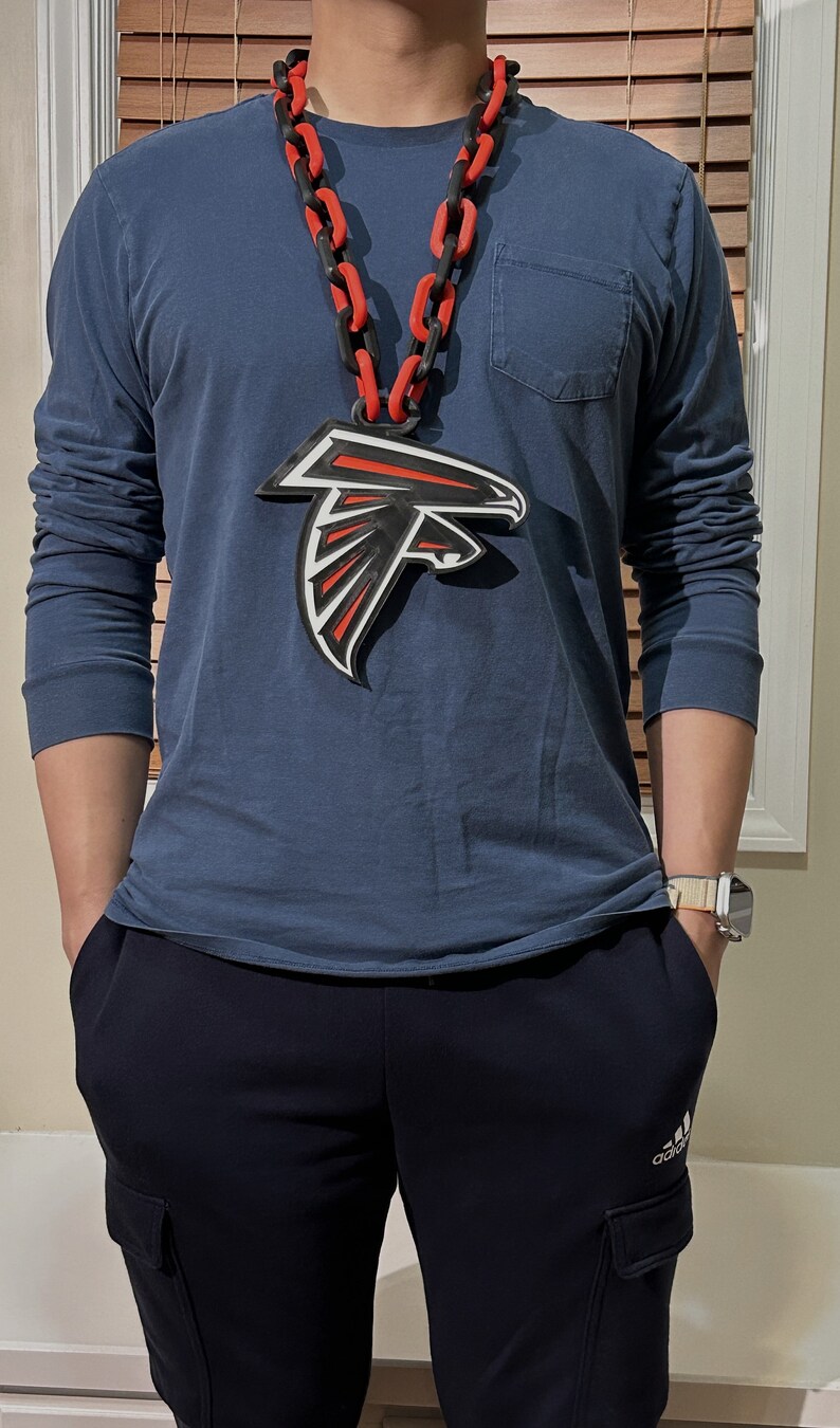 3D Printed Custom Logo Chain Necklace Sports Turnover Homecoming ...