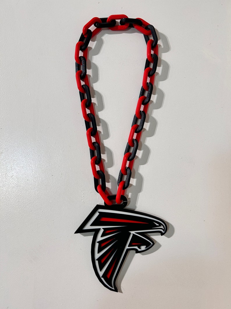 3D Printed Custom Logo Chain Necklace Sports Turnover Homecoming ...