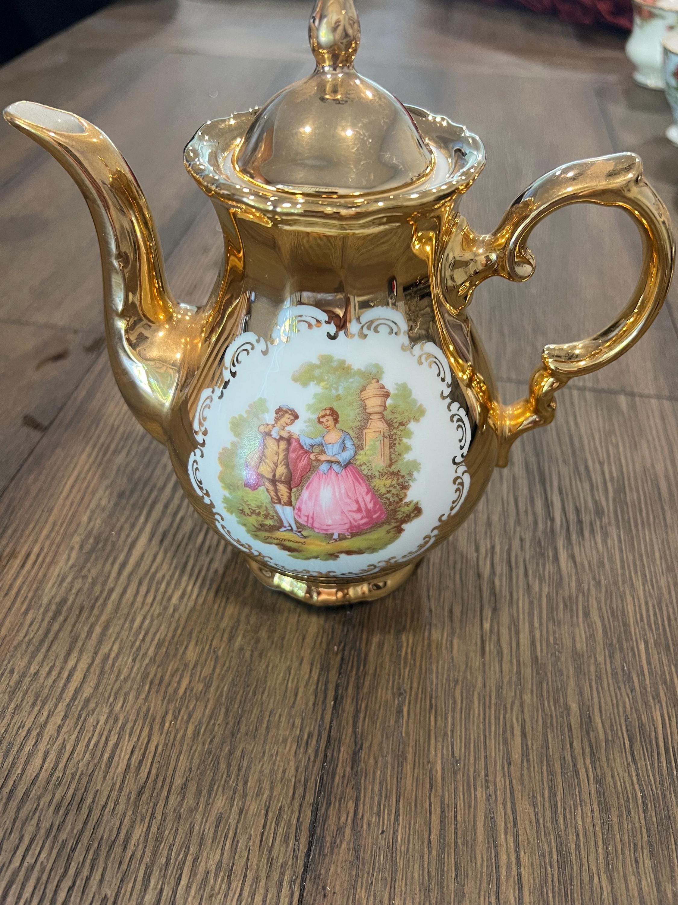 24 K Gold Bavarian Tea Set - Etsy