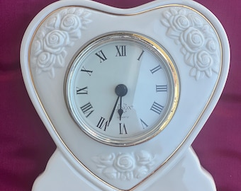 Lenox Chippendale Quartz Porcelain Mantle Clock - Etsy