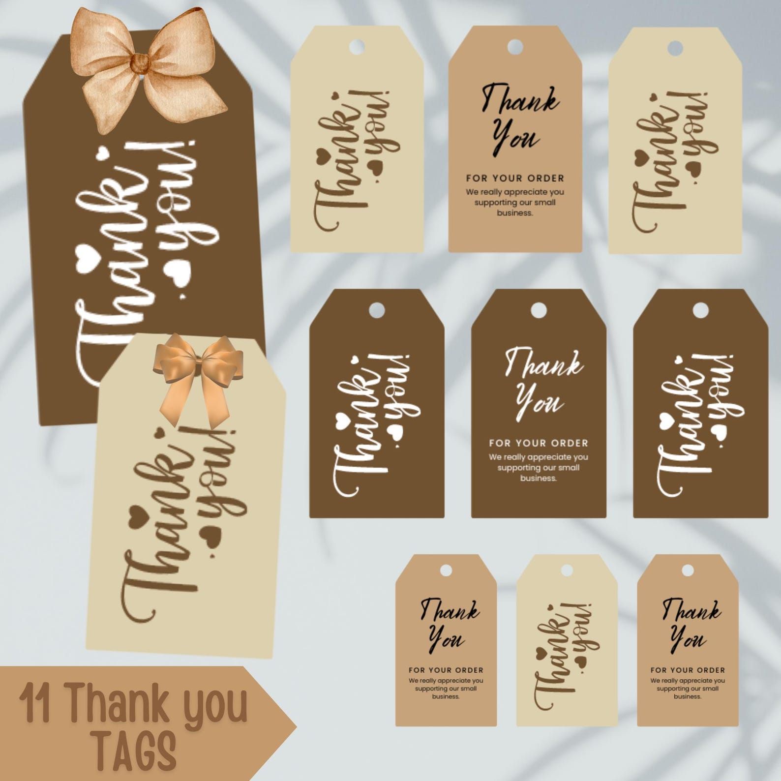 Thank You for Your Order TAG for Sellers Aesthetic Thank You Order Tag ...