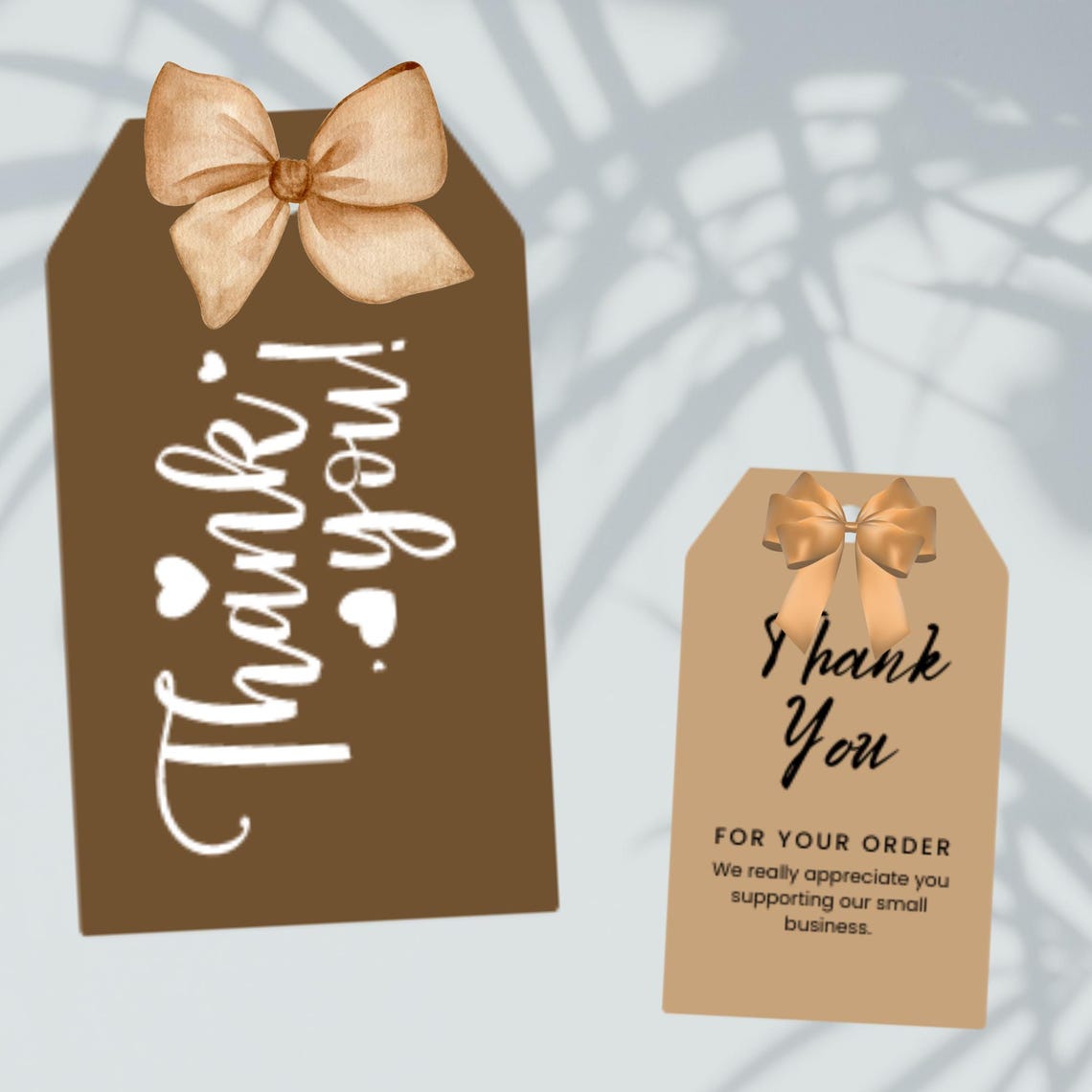 Thank You for Your Order TAG for Sellers Aesthetic Thank You Order Tag ...
