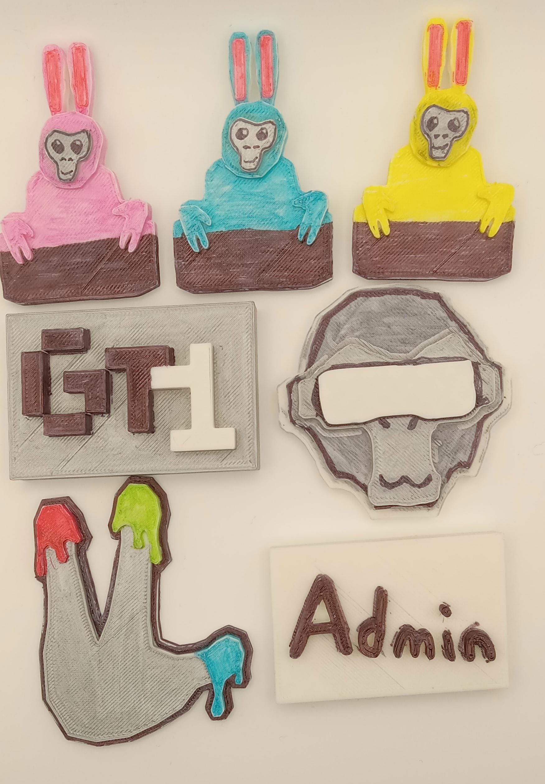 Gorilla Tag Badges - Etsy