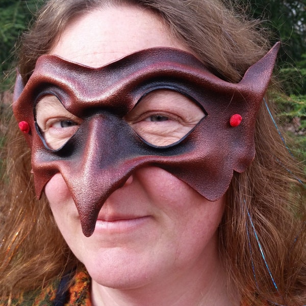 Red Goblin Mask - Etsy