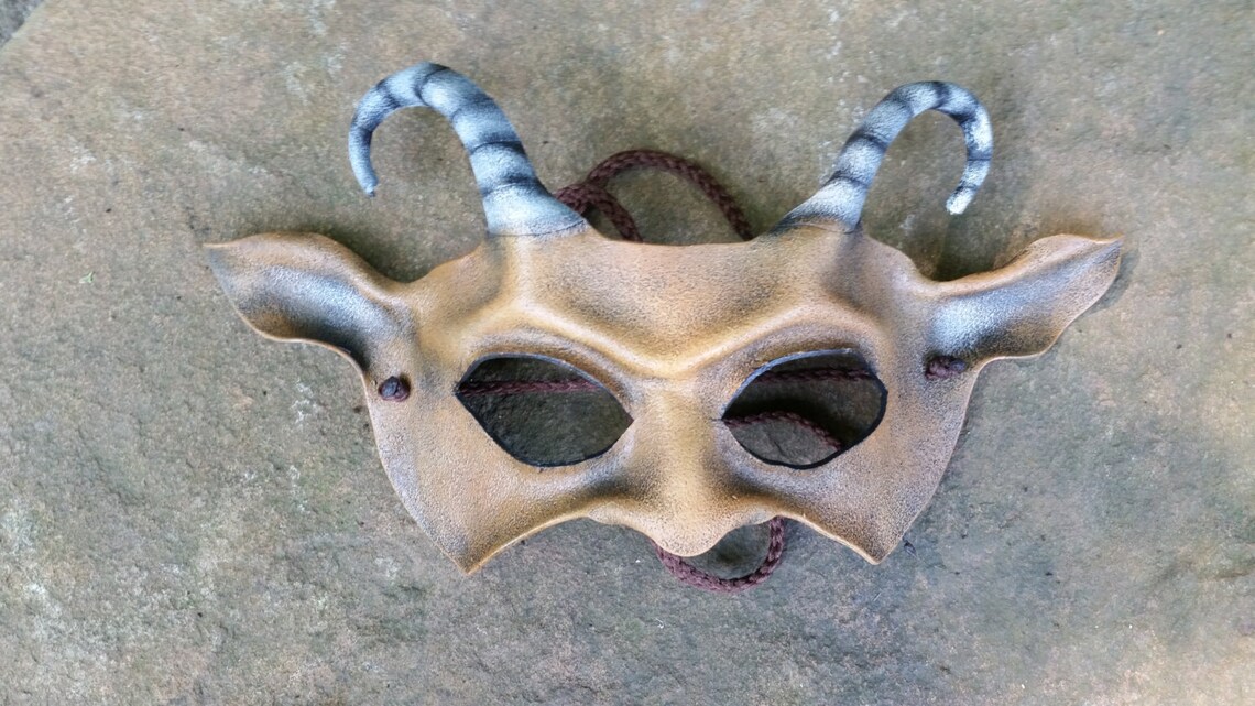 Satyr Mask - Etsy