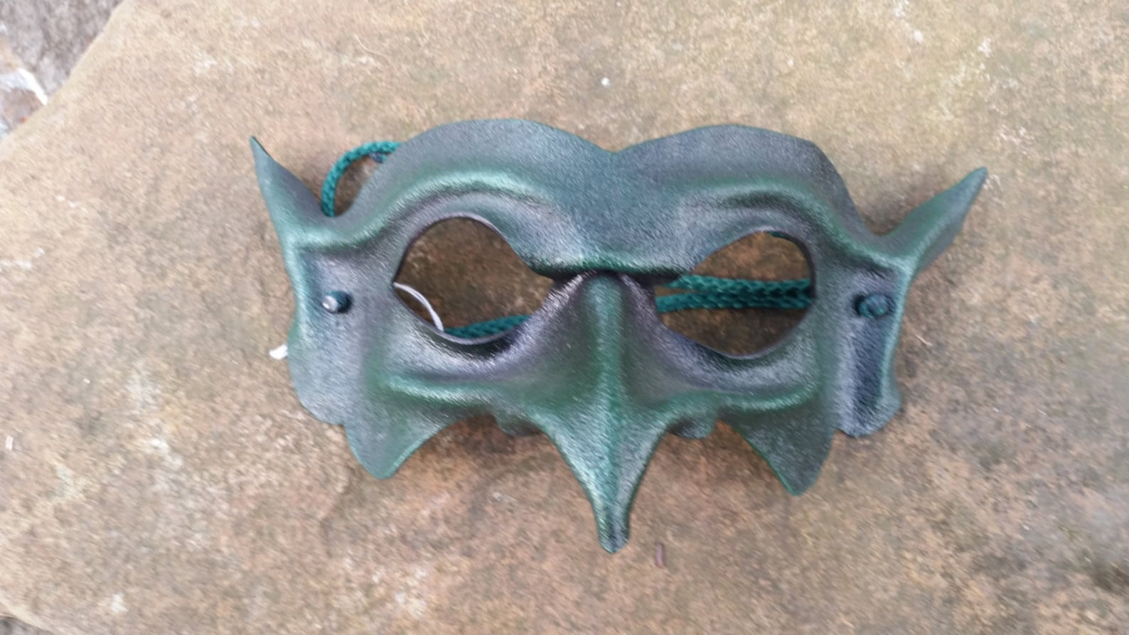 Green Goblin Leather Mask | Etsy