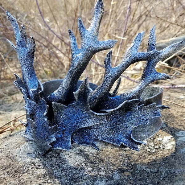 Leather Crown - Etsy