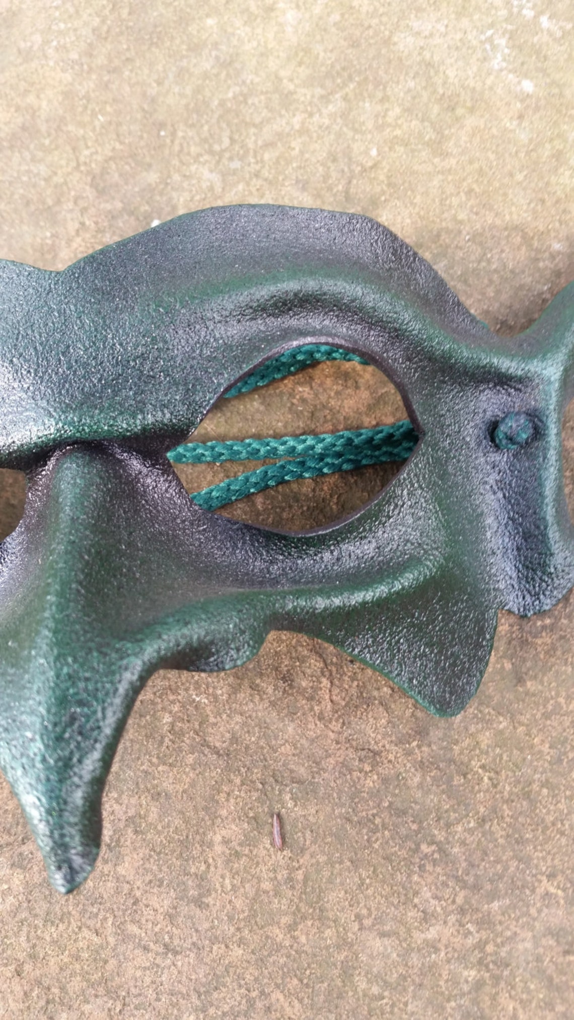 Green Goblin Leather Mask | Etsy