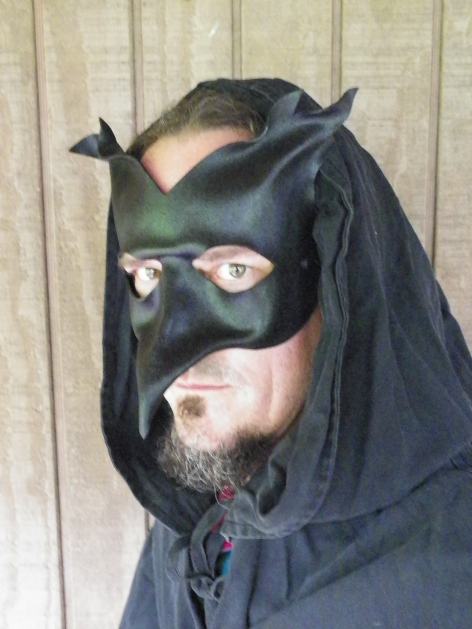 Leather Raven Mask - Etsy