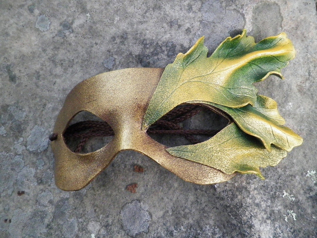 Mustard Seed Leather Mask - Etsy