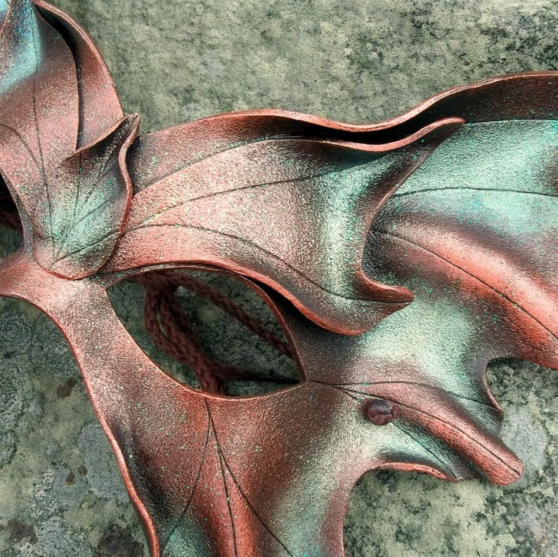 Fairy Mask in Brown - Etsy