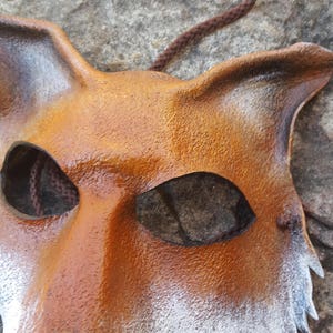 Fox Mask in Leather - Etsy