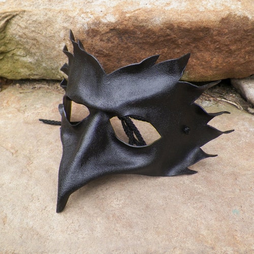 Raven Mask - Etsy