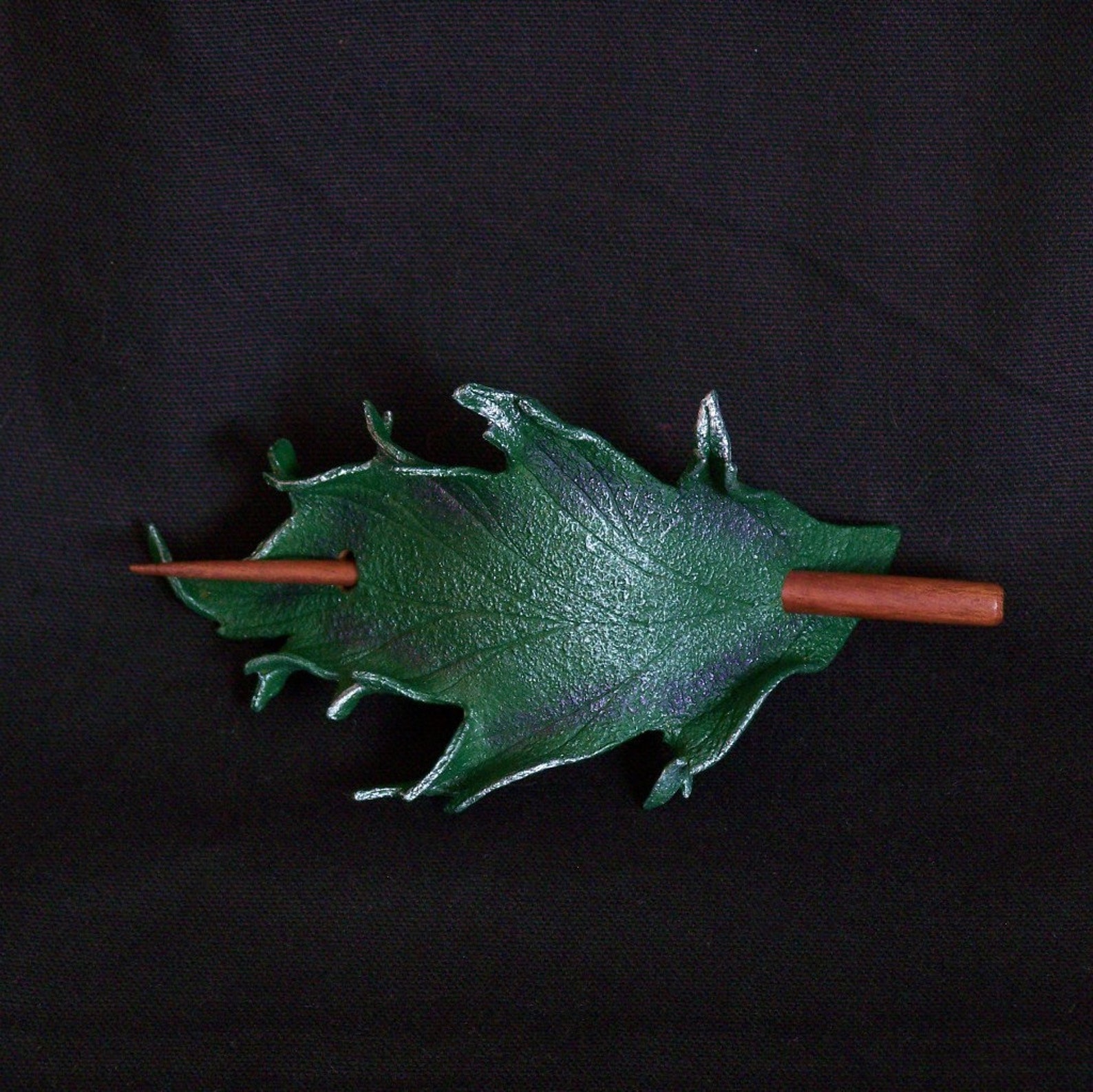 Thistle Leaf Hair Stick - Etsy