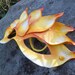 Yellow Lotus Leather Mask - Etsy