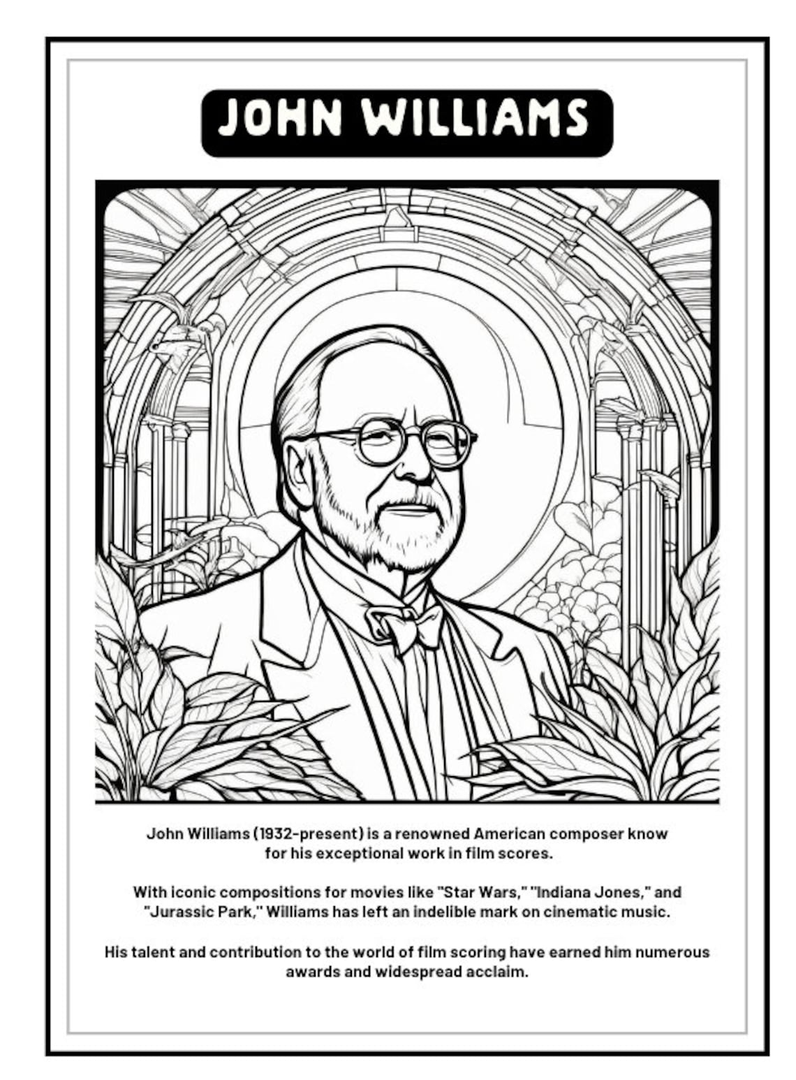Great Composers in Music History: Coloring Book Celebrating the Lives ...