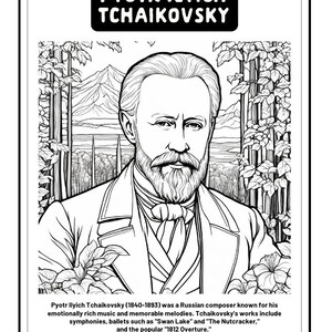 Great Composers in Music History: Coloring Book Celebrating the Lives ...