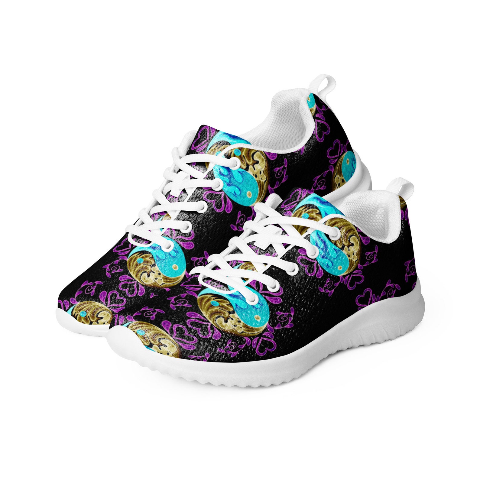 Yin Yang Inverse Men’s Athletic Shoes - Etsy