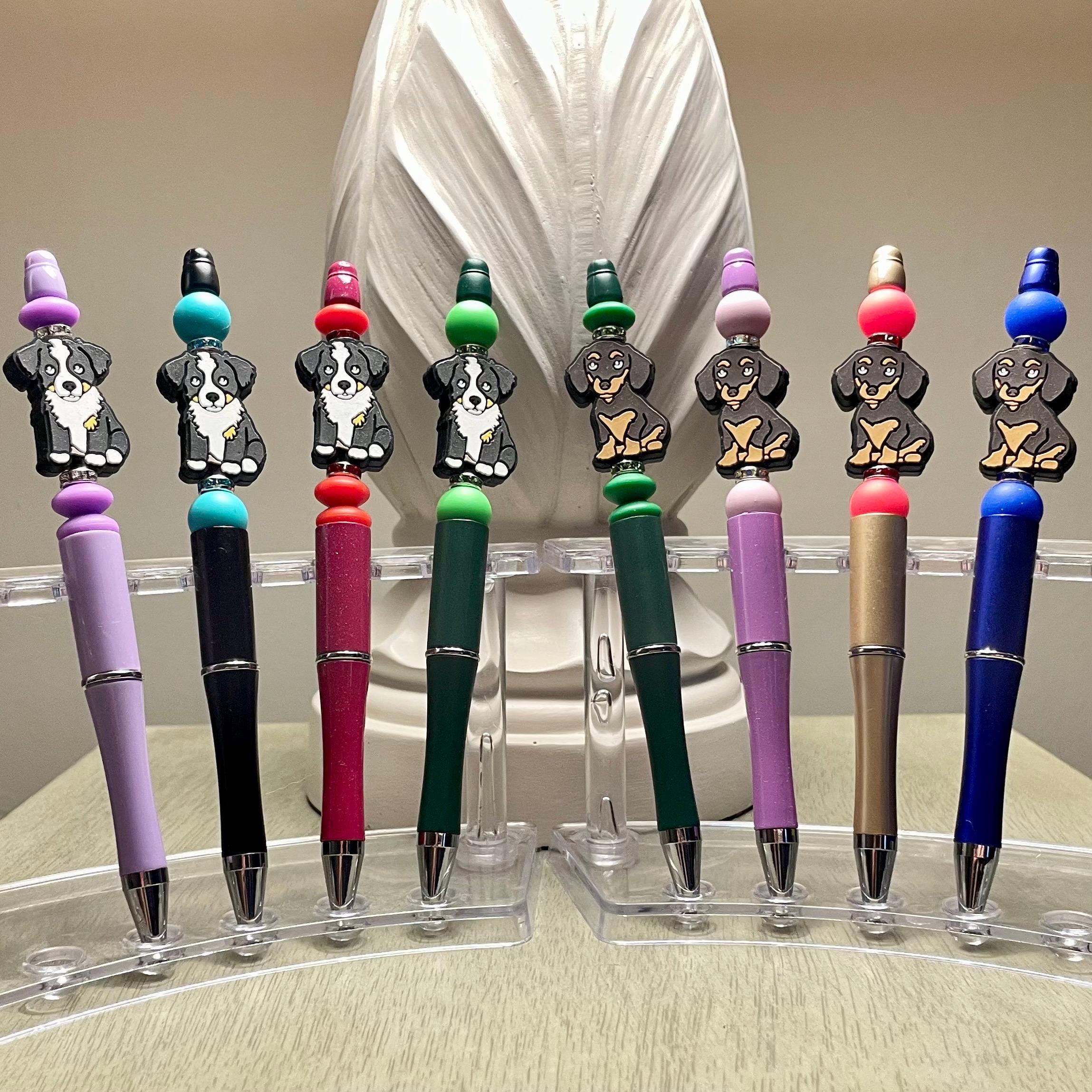 Beaded Dog Pens – Colorful Canine Writing Pens, Extra Refill - Etsy