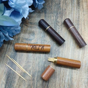 Customized Toothpick Box,mini Toothpick Box,gift for Dad,home Gift ...