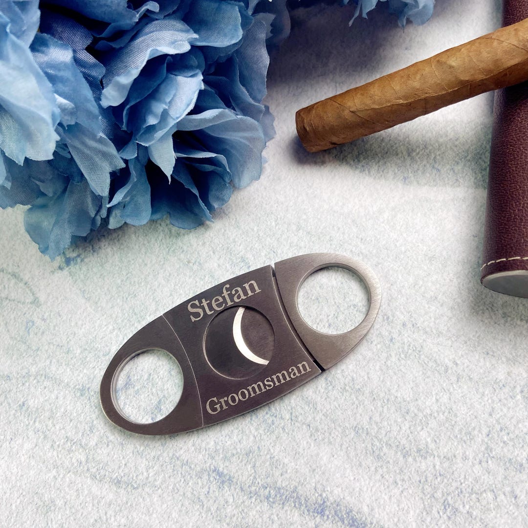 Personalized Cigar Cutter With, Customized Cigar Accessories, Gift for ...