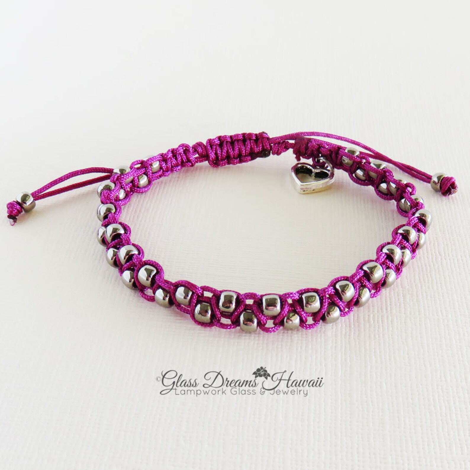 Beaded Macrame Bracelet, Stack Minimalist Bracelet, Boho Stack Bracelet ...