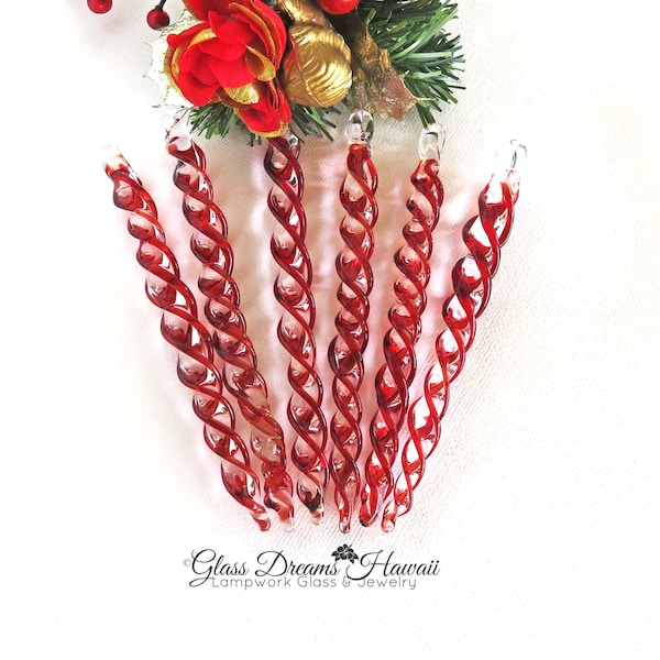 Icicle Ornaments - Etsy
