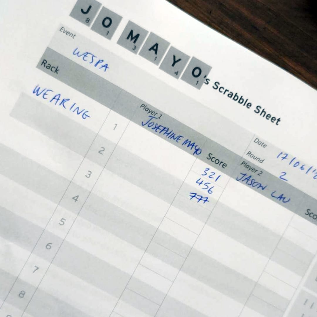 Printable Custom Scrabble Score Sheet - Etsy