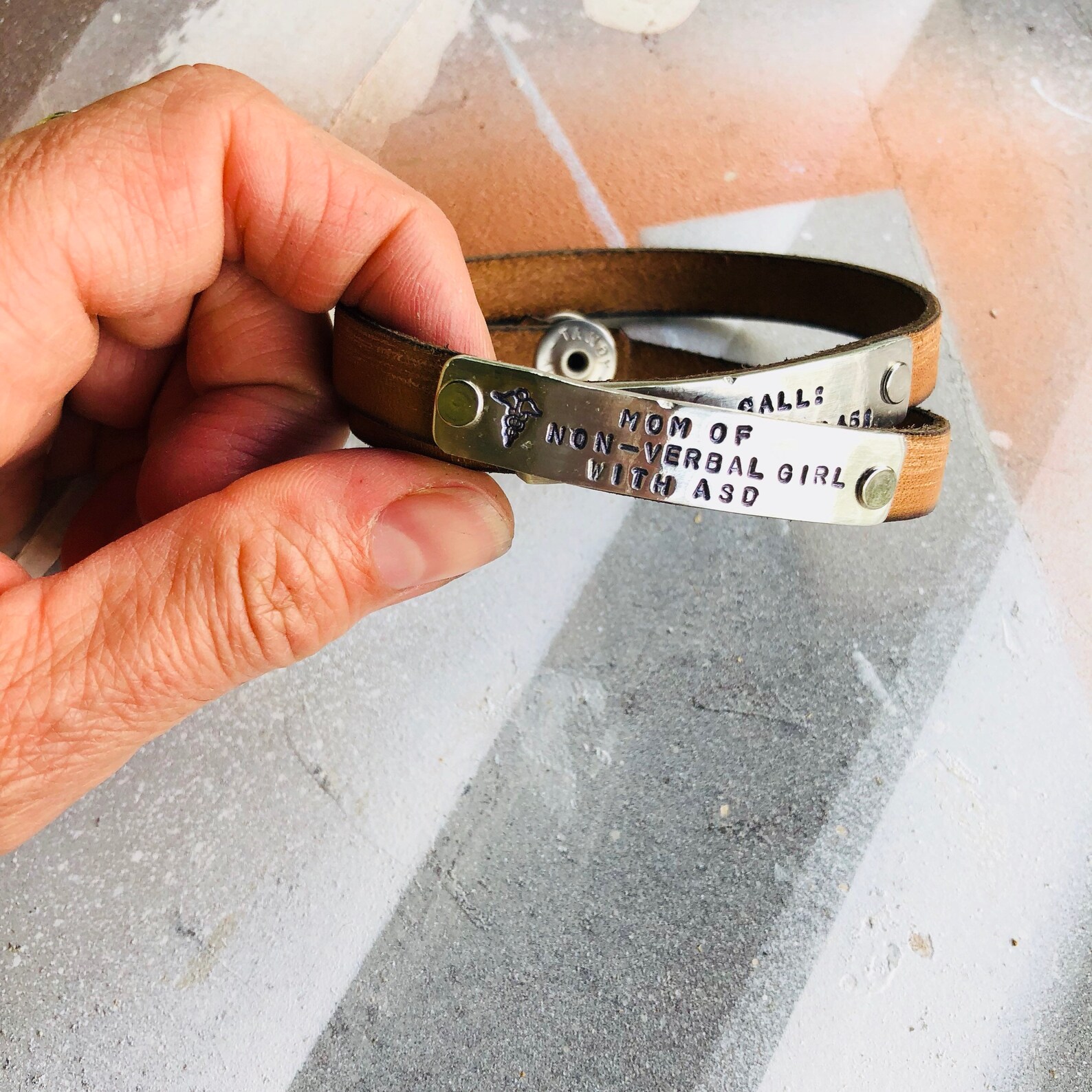 Medical ID Bracelet Leather Medical Alert Bracelet Leather - Etsy