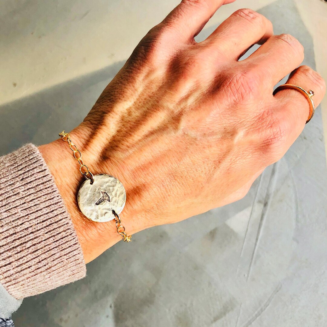 Gold Filled or Sterling Silver Medical Alert Bracelet: Personalized ...